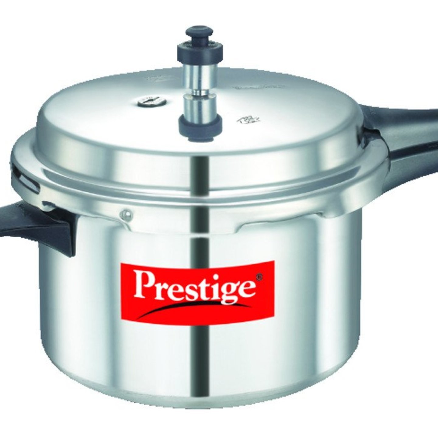 Prestige Popular Aluminium Pressure Cooker, 5.5 Litres, Silver Prestige Popular Aluminium Pressure Cooker, 5.5 Litres, Silver